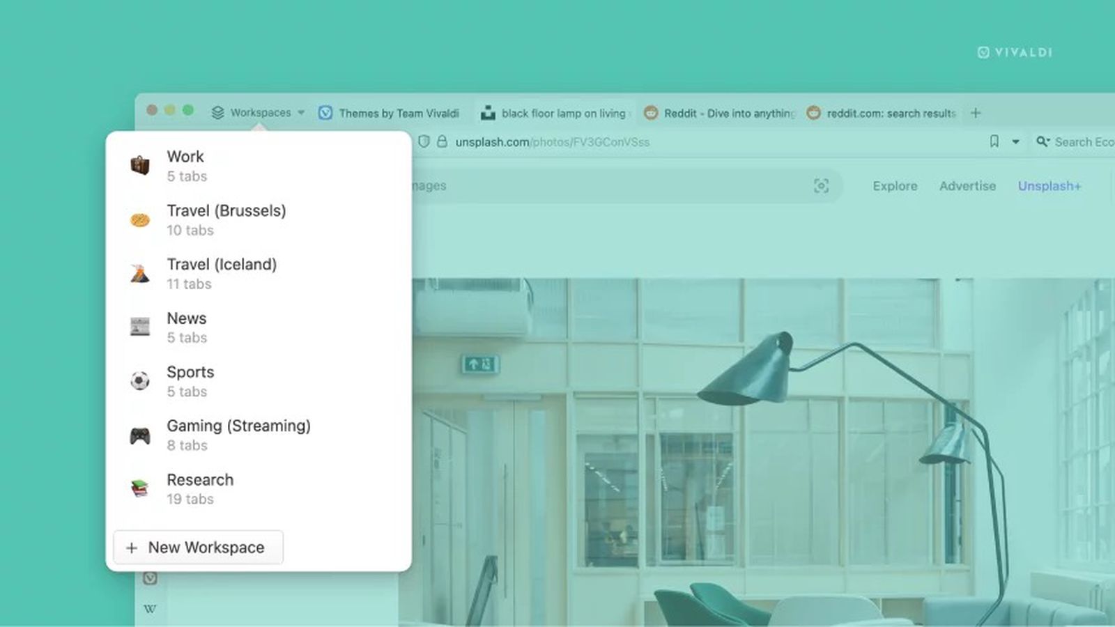 Vivaldi 6.0 Web Browser Introduces Tab Workspaces and Custom Icons - MacRumors