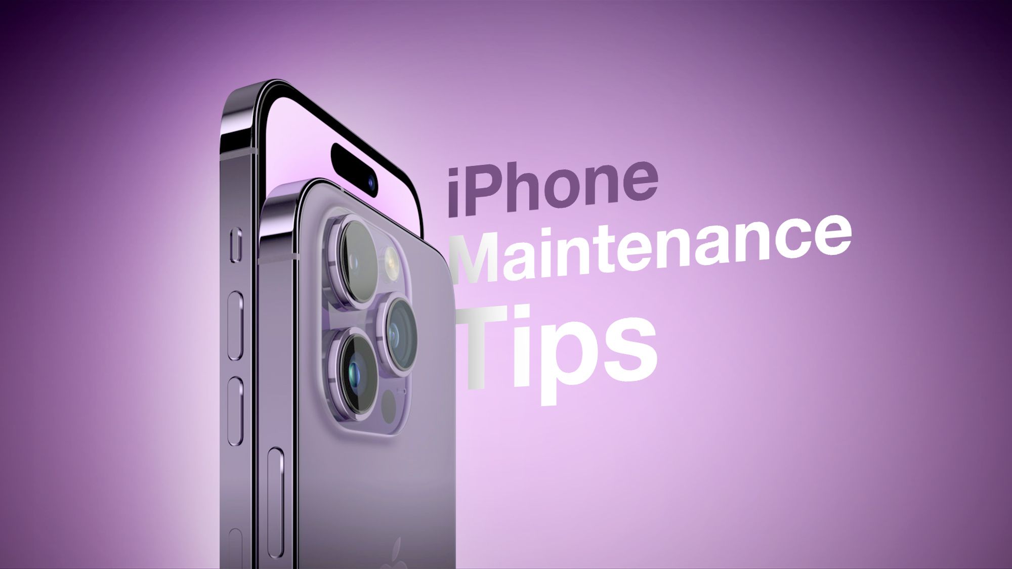 Get Ready for the New Year With These iPhone Maintenance Tips - MacRumors
