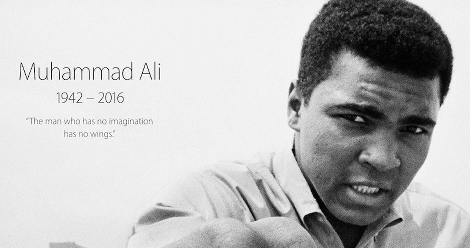 Apple Honors the Life of Muhammad Ali on its Homepage - MacRumors