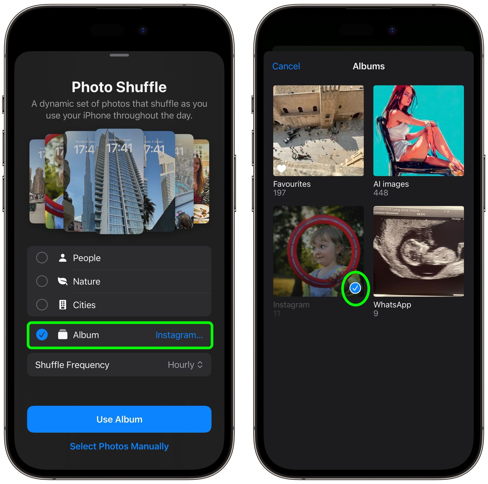 How to Shuffle a Photo Album on iPhone Lock Screen - MacRumors