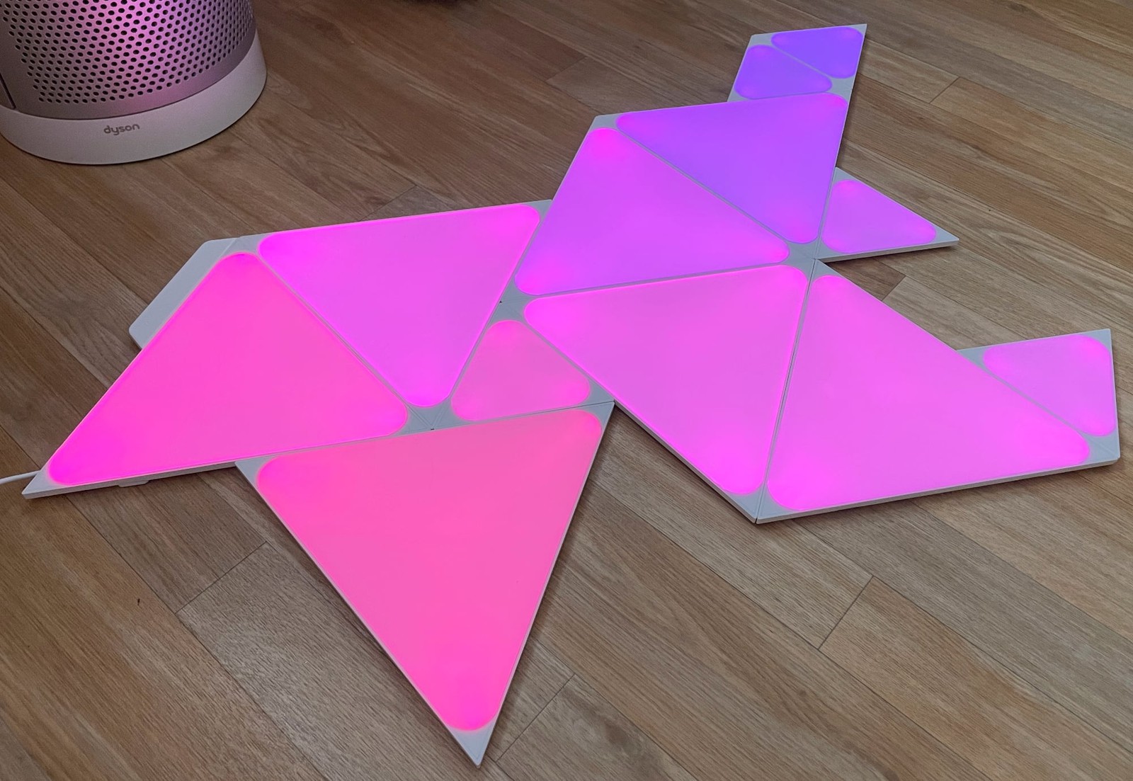 Nanoleaf Shapes Triangles and Mini Triangles Review - MacRumors