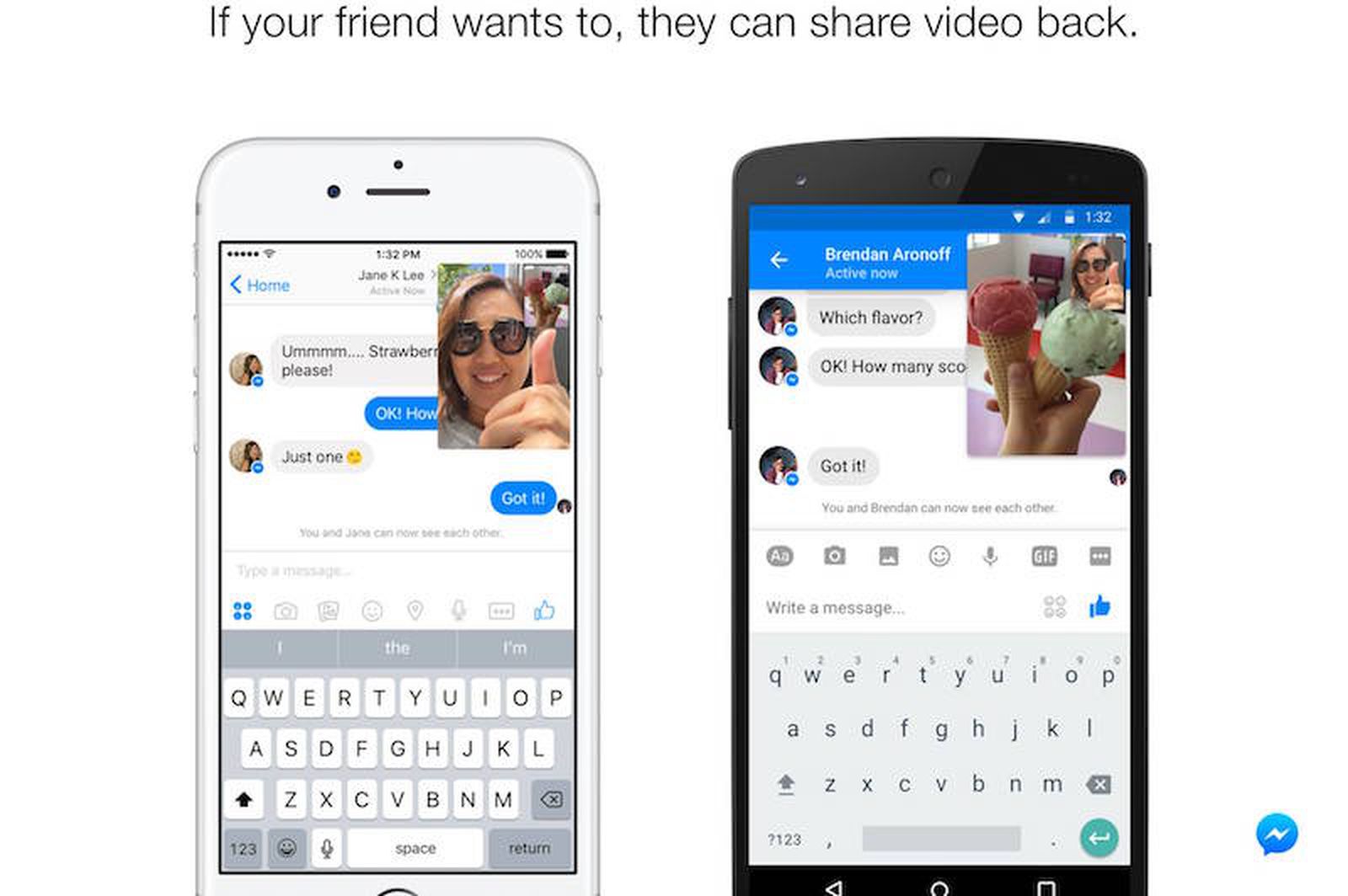 Facebook Introduces Live Streaming 'Instant Video' Feature in Messenger ...