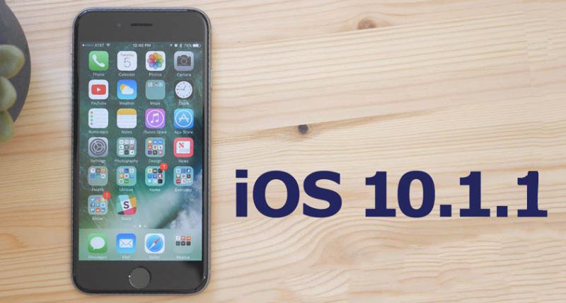 Apple Releases Updated Version of iOS 10.1.1 - MacRumors