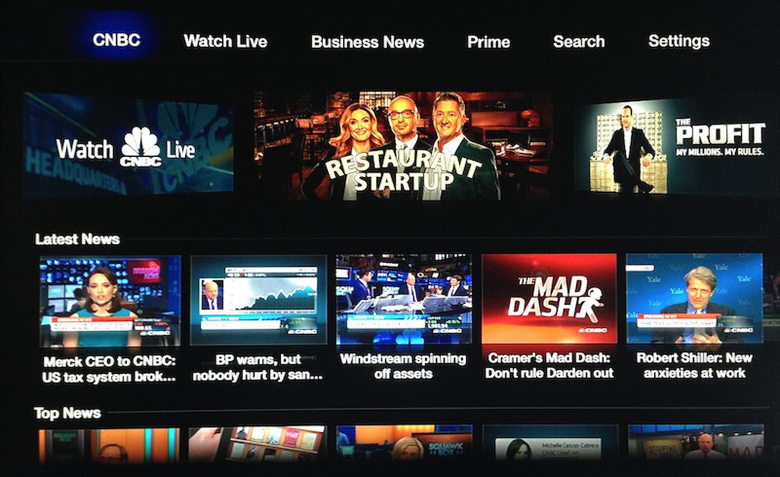 Apple TV Updated with CNBC and FOX NOW Channels - MacRumors