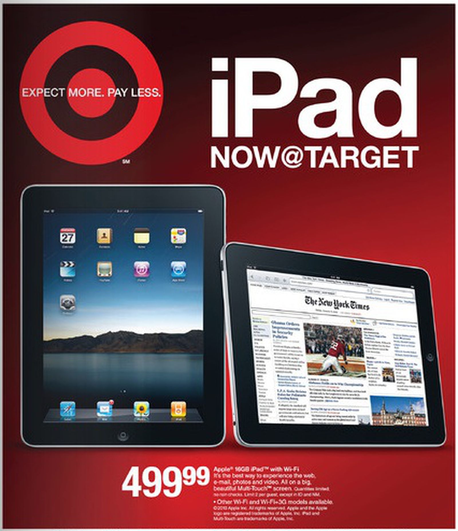 Target and Amazon Begin Selling iPad - MacRumors