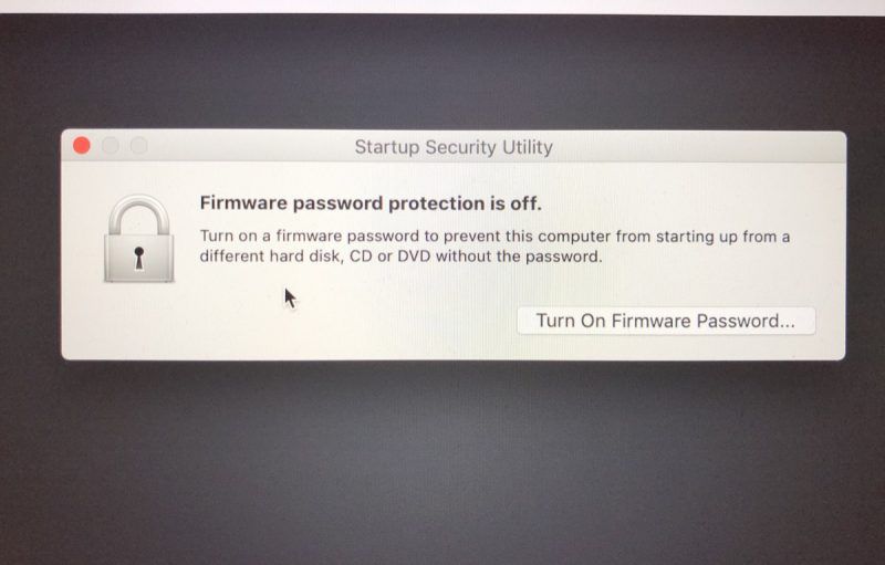 How To Set A Firmware Password On Your Mac Macrumors