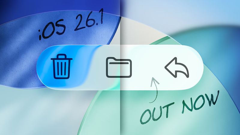 Apple Shares iOS 26.1 Release Notes — Here's What's New - MacRumors