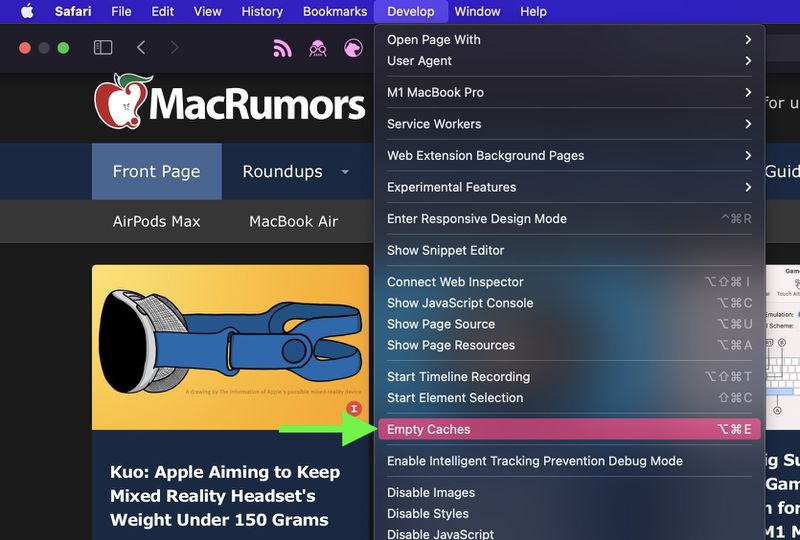 How to Clear Safari Browsing History and Cache - MacRumors