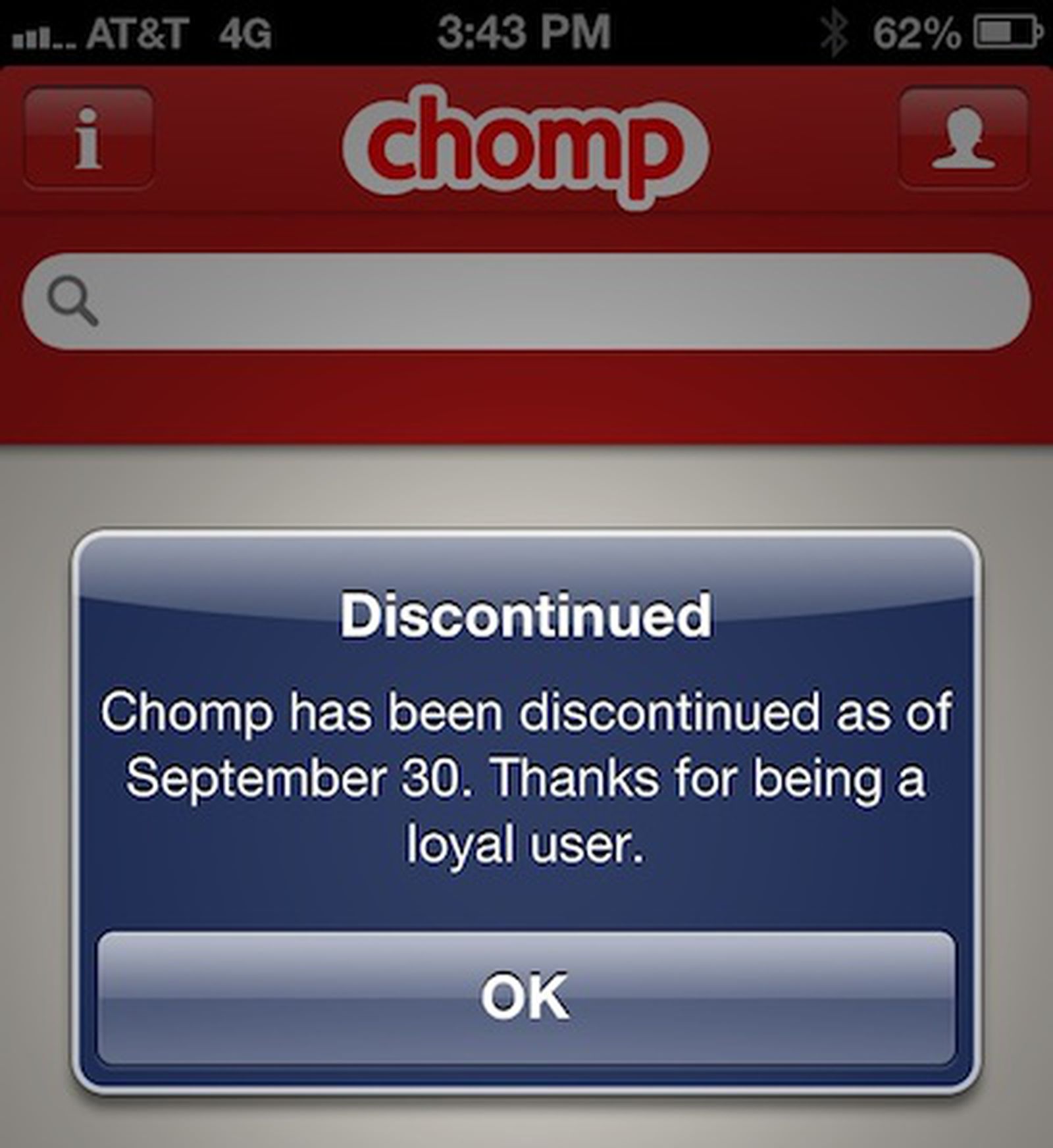 Apple Removes Chomp Website and App, Shuts Down Existing App Installs ...