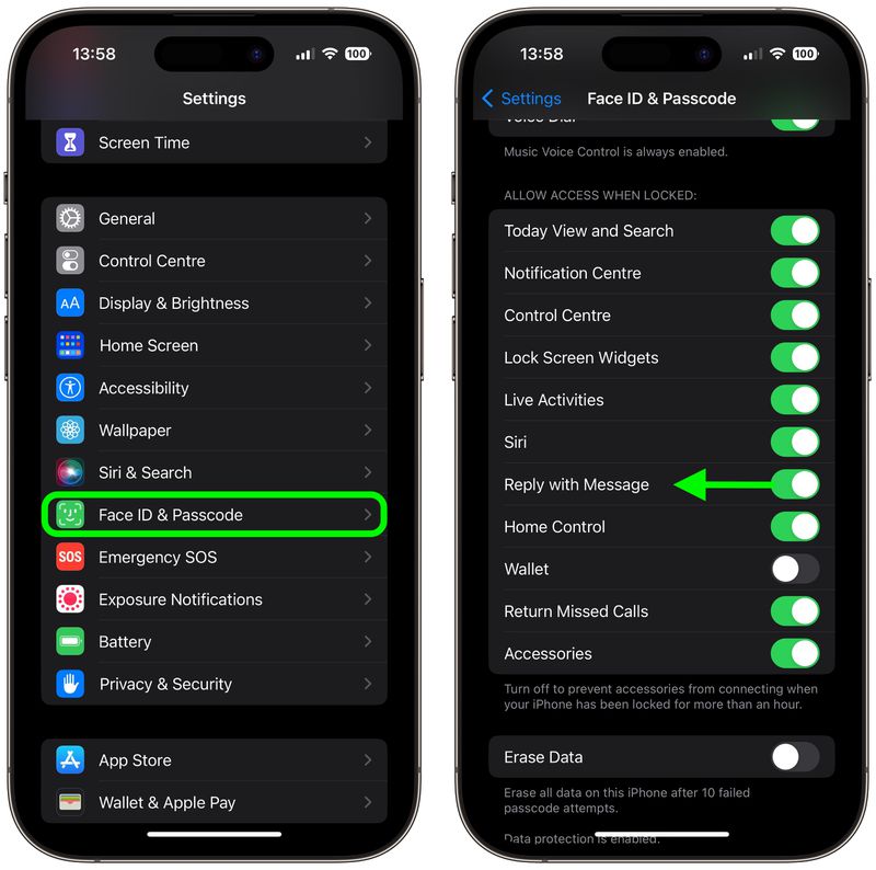 How to Disable the Ability to 'Reply With Message' When Your iPhone Is Locked - MacRumors