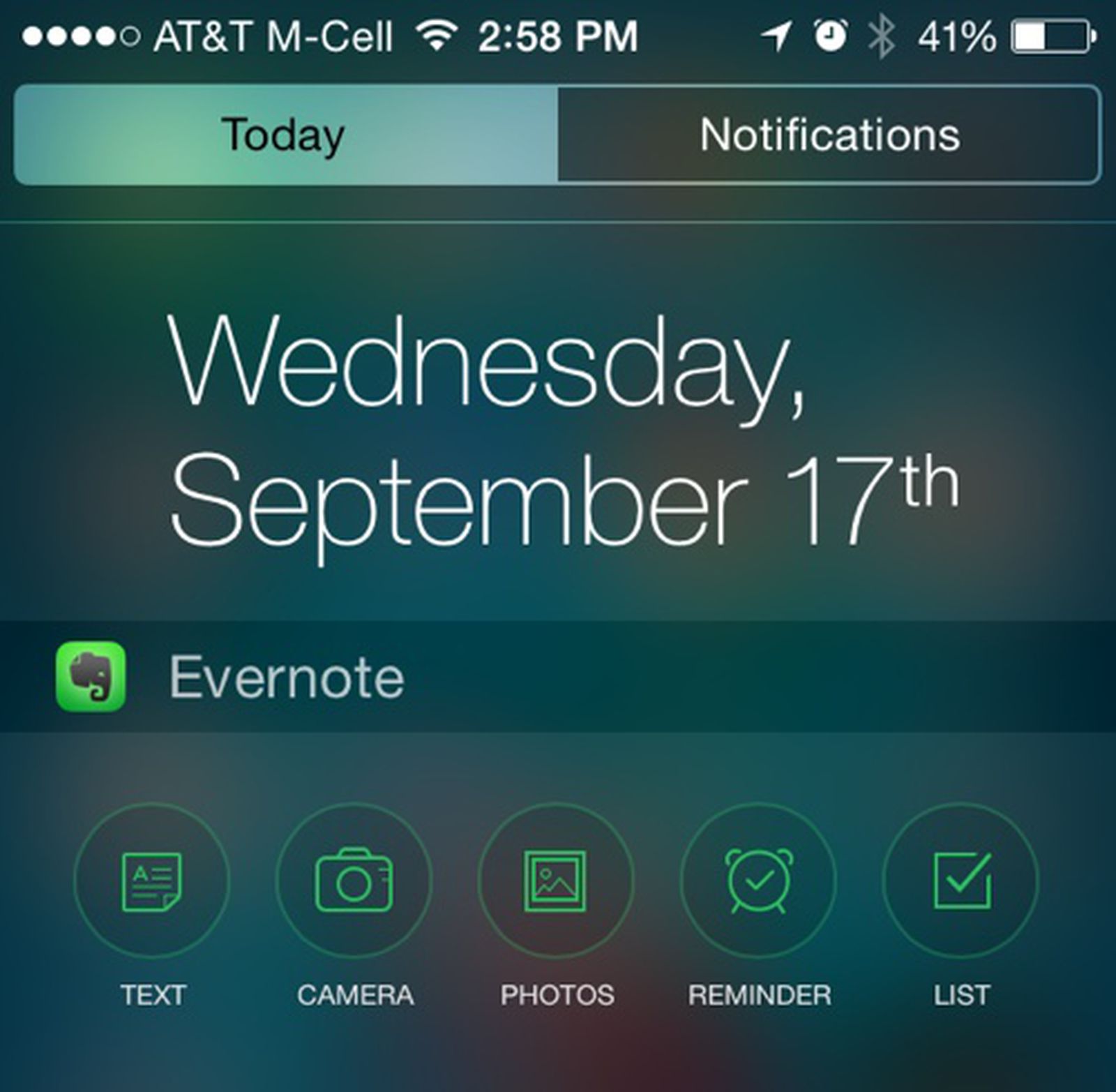 Comprehensive List of iOS 8 Apps with Notification Center Widgets ...