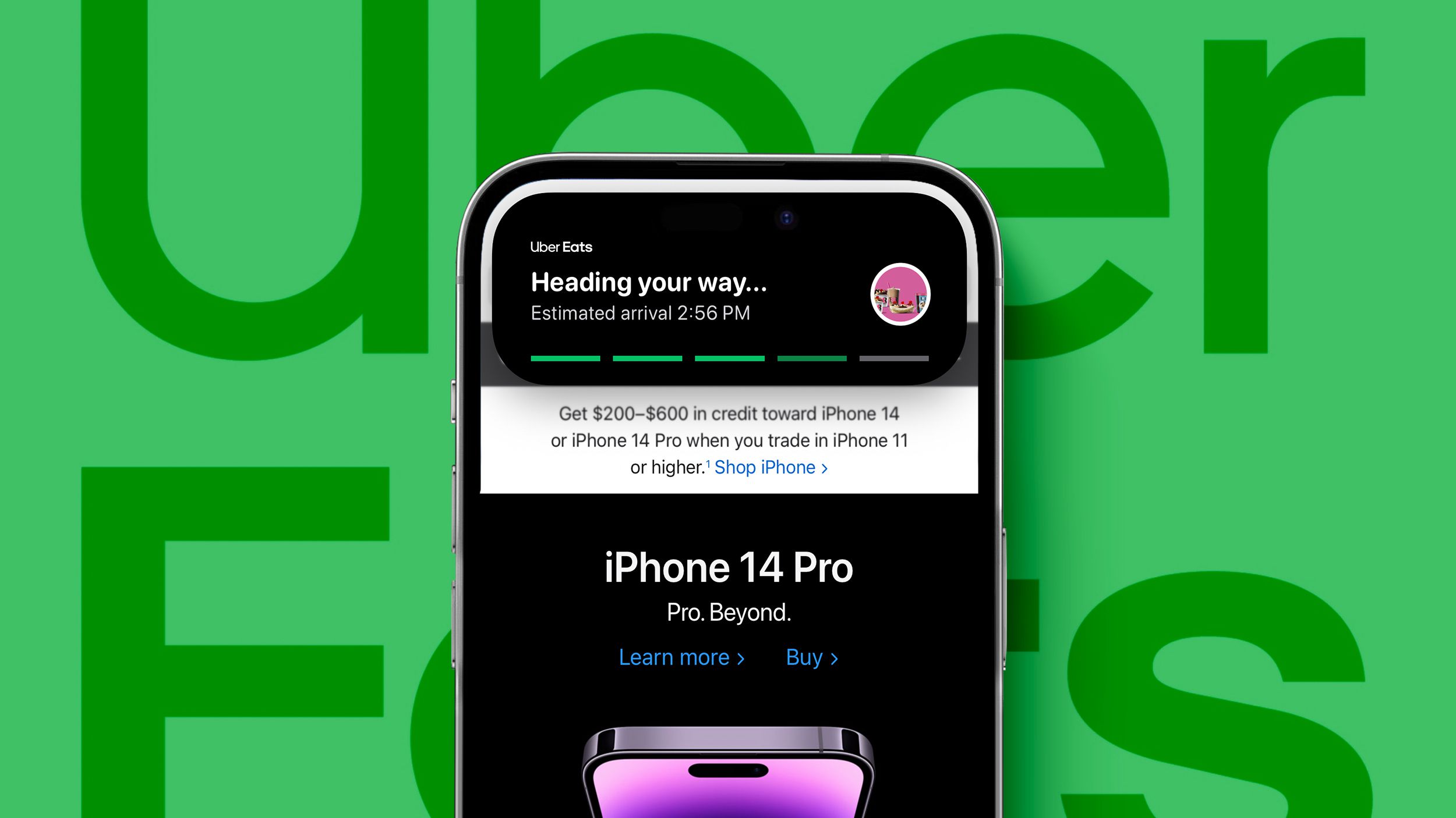 Uber Eats Rolling Out Support for Tracking Orders on iPhone's Lock Screen and Dynamic Island ...