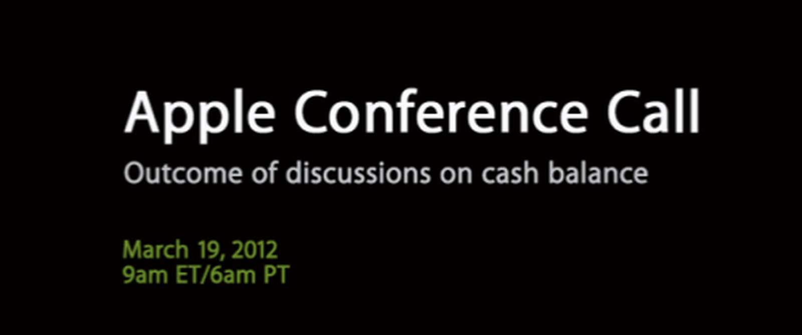 Apple Announces Plans to Initiate Dividend and Share Repurchase Program ...