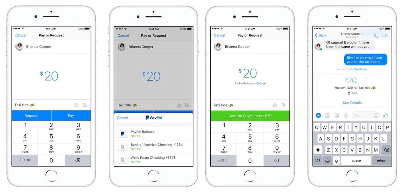 You Can Now Pay Friends Through Facebook Messenger Using PayPal - MacRumors
