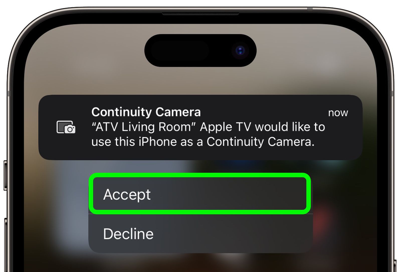 Ios 17 How To Use Iphone As A Facetime Camera On Apple Tv Macrumors