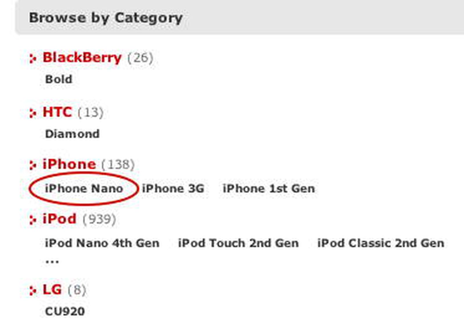 More Hints of an 'iPhone Nano' from Case Manufacturers - MacRumors