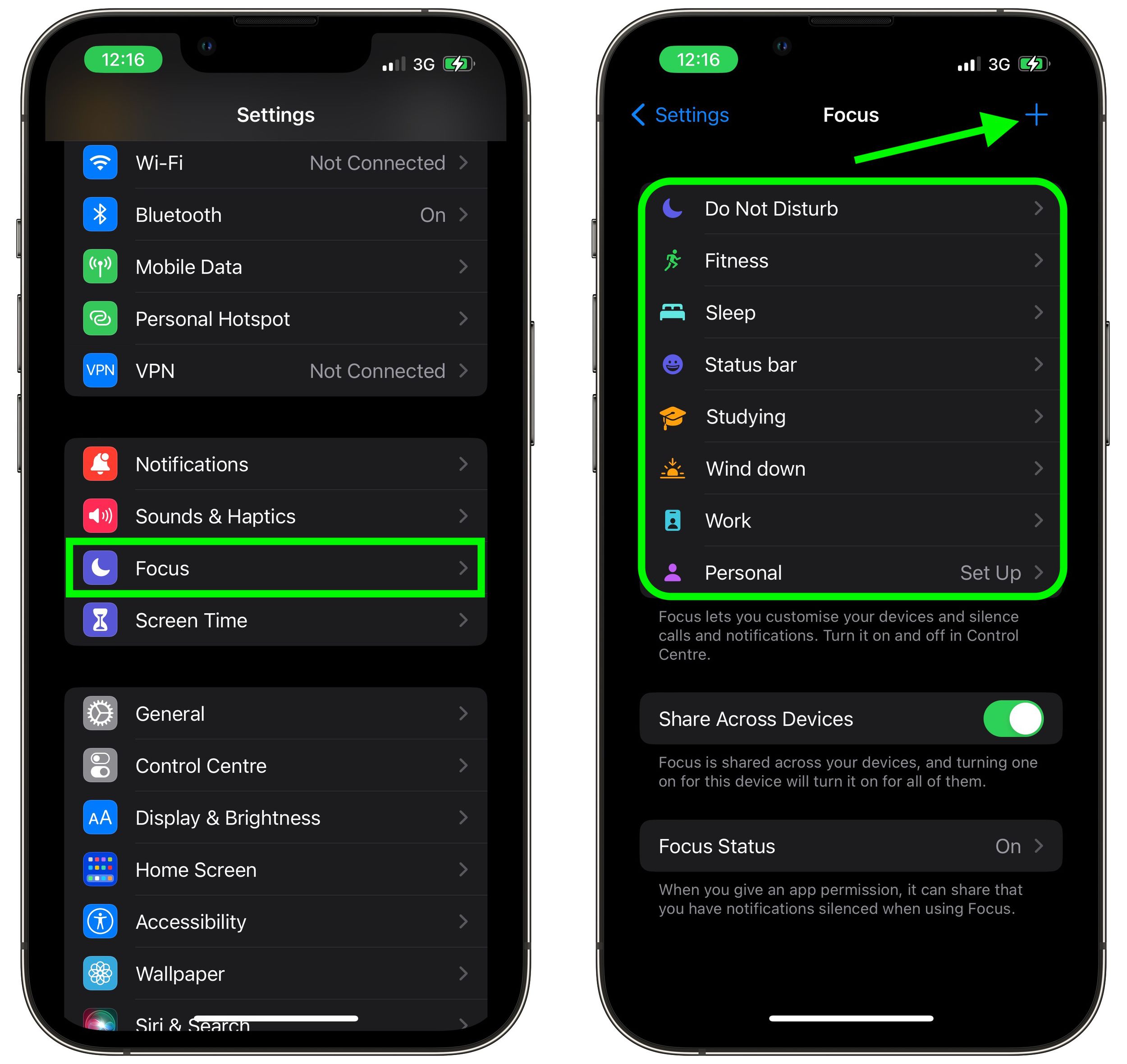 Ios 16 How To Silence Notifications From Specific Apps When In A Focus Mode Macrumors