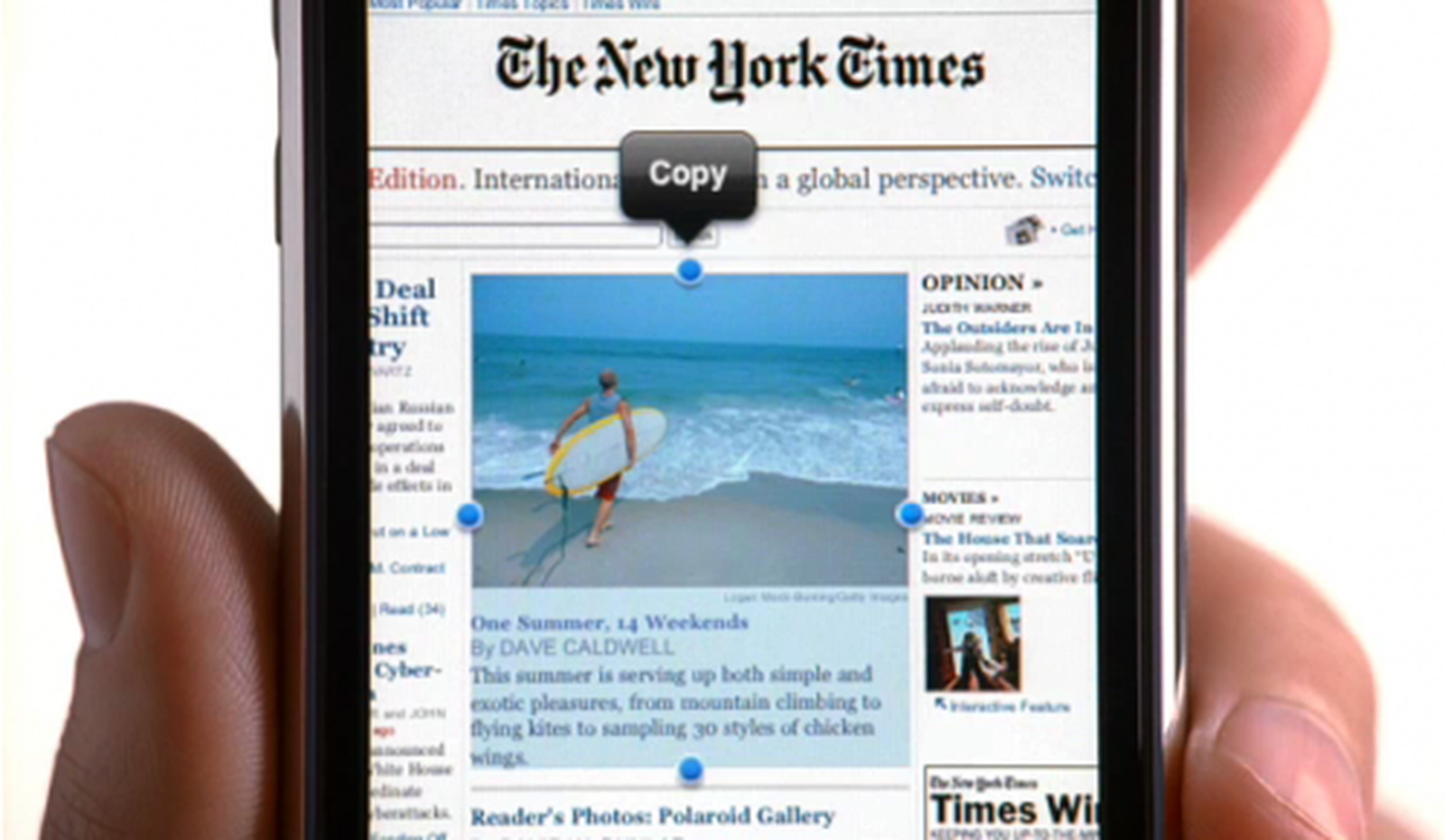 Two New iPhone 3GS Ads: 'Voice Control' and 'Copy and Paste' - MacRumors