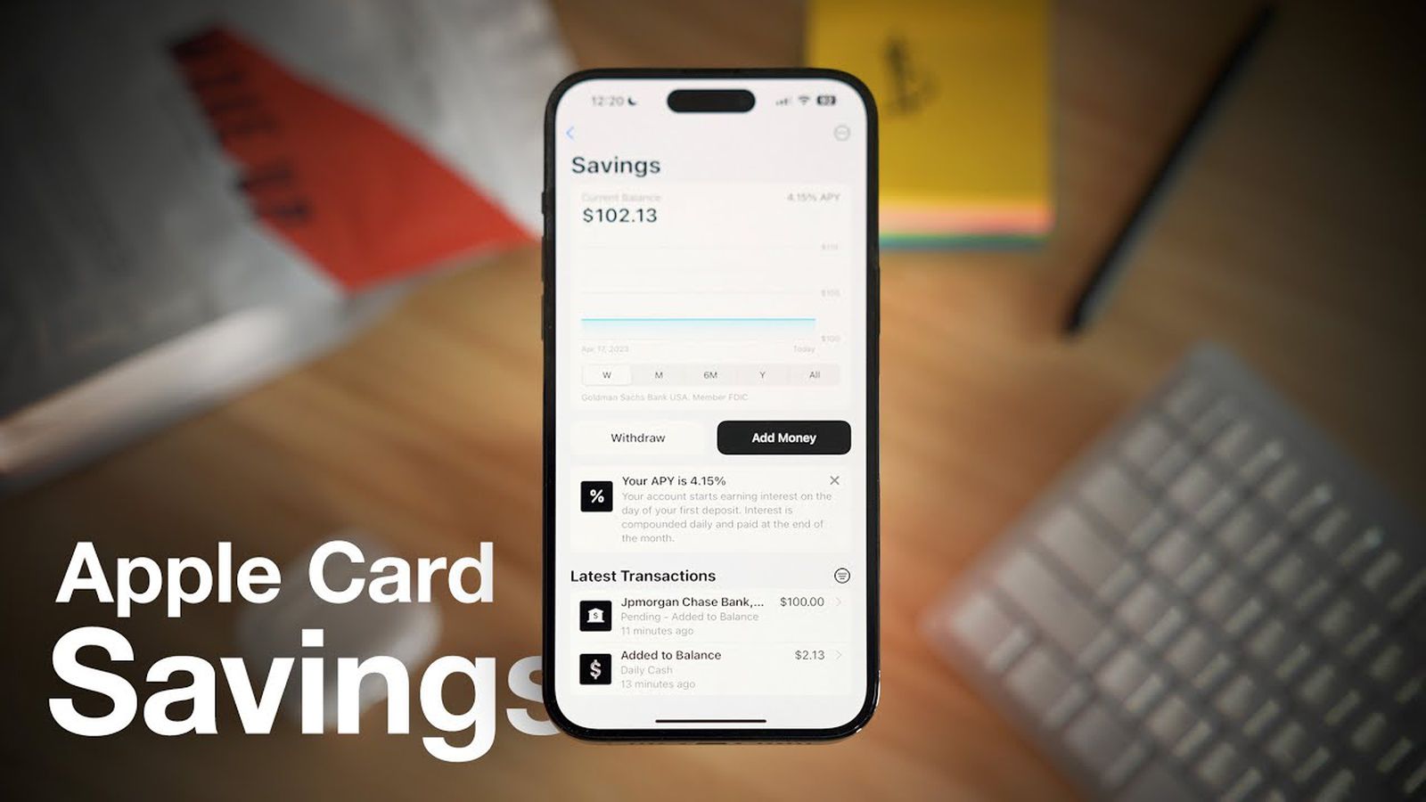 Apple Card Savings Account Available Starting Today With 4.15% Interest ...