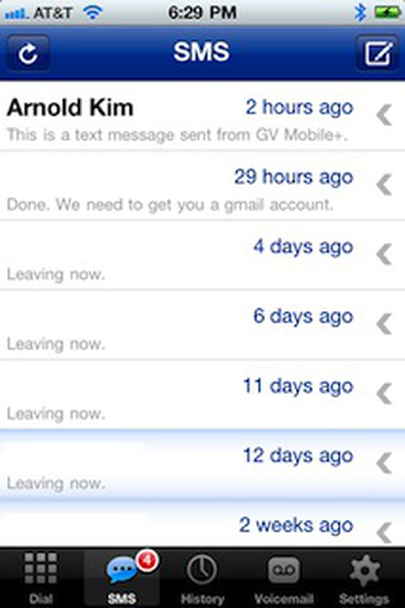 Preview: 'GV Mobile+' Brings Google Voice to iPhone - MacRumors