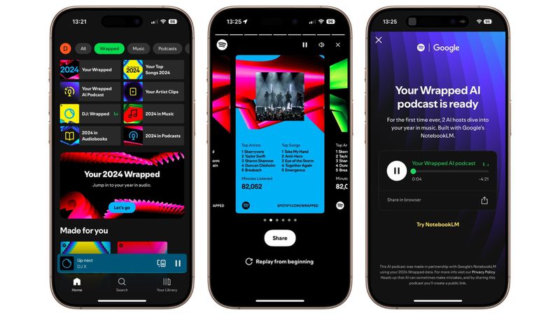 'Spotify Wrapped' Recaps Your Listening History for 2024 Using AI Hosts ...