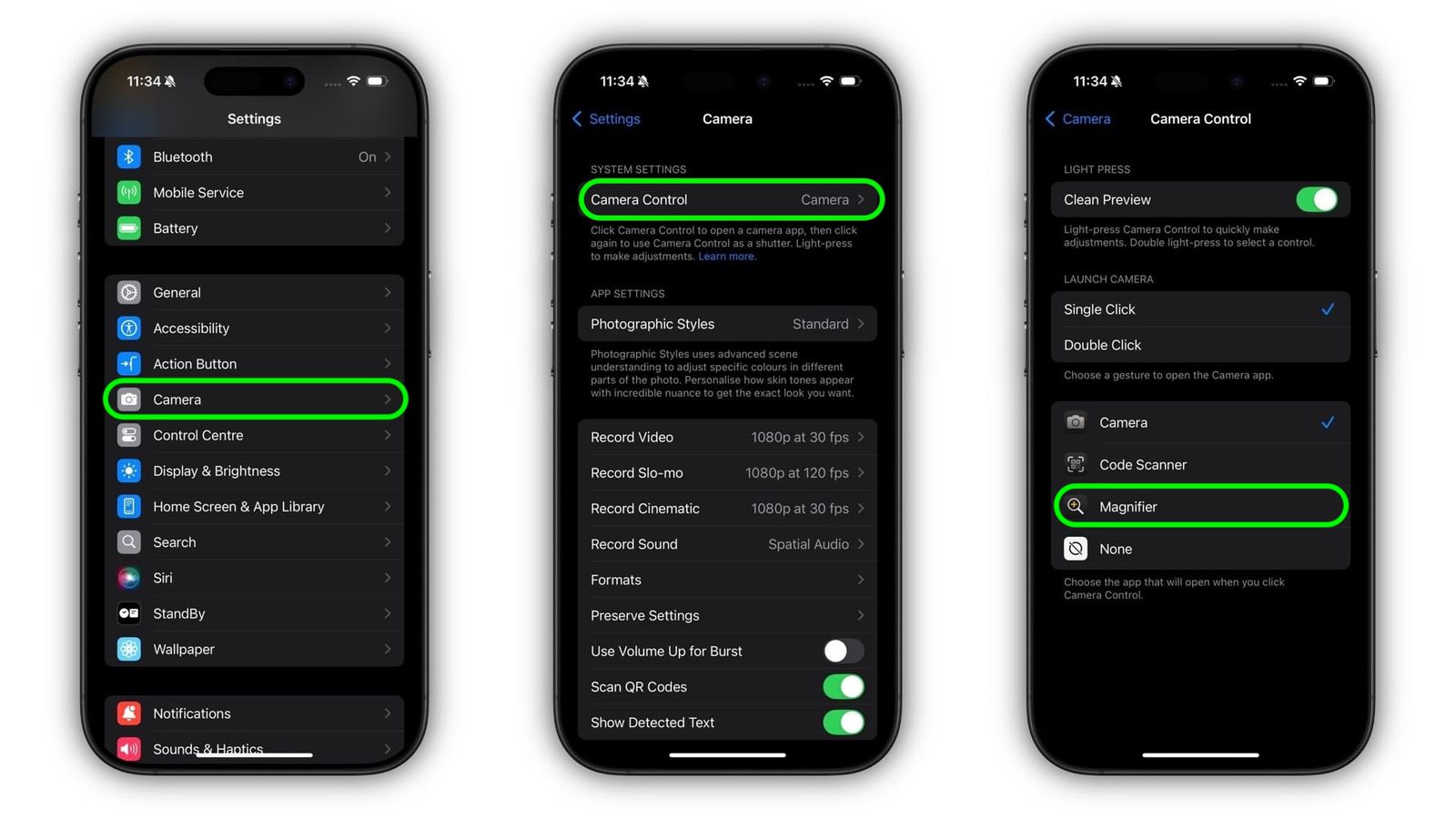 iPhone 16: Use Camera Control Button as a Magnifier - MacRumors