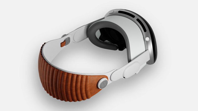 First Third-Party Headbands for Apple Vision Pro Offer Leather Finishes ...