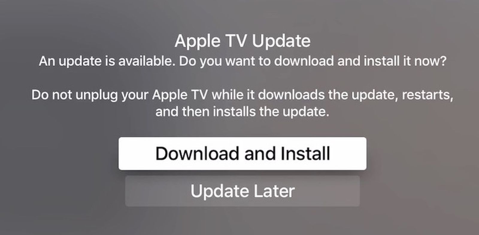 Apple Releases tvOS 9.2.1 Update for Fourth-Generation Apple TV - MacRumors