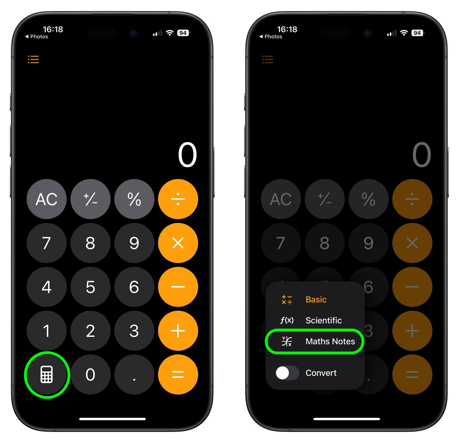 iOS 18: Use Math Notes in the Calculator App - MacRumors