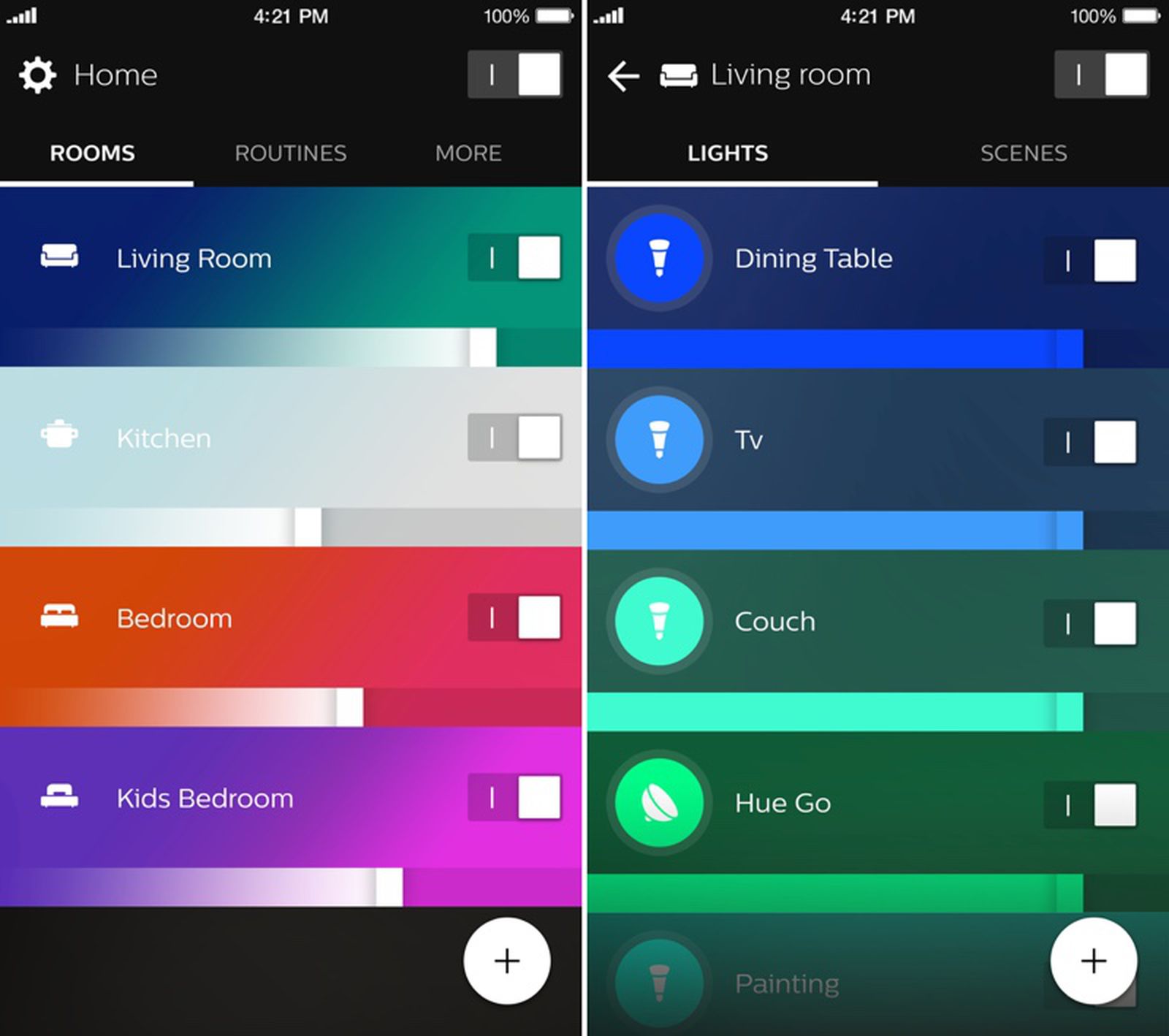 Philips Launches New 'Hue' App With Revamped Look and Support for Rooms ...