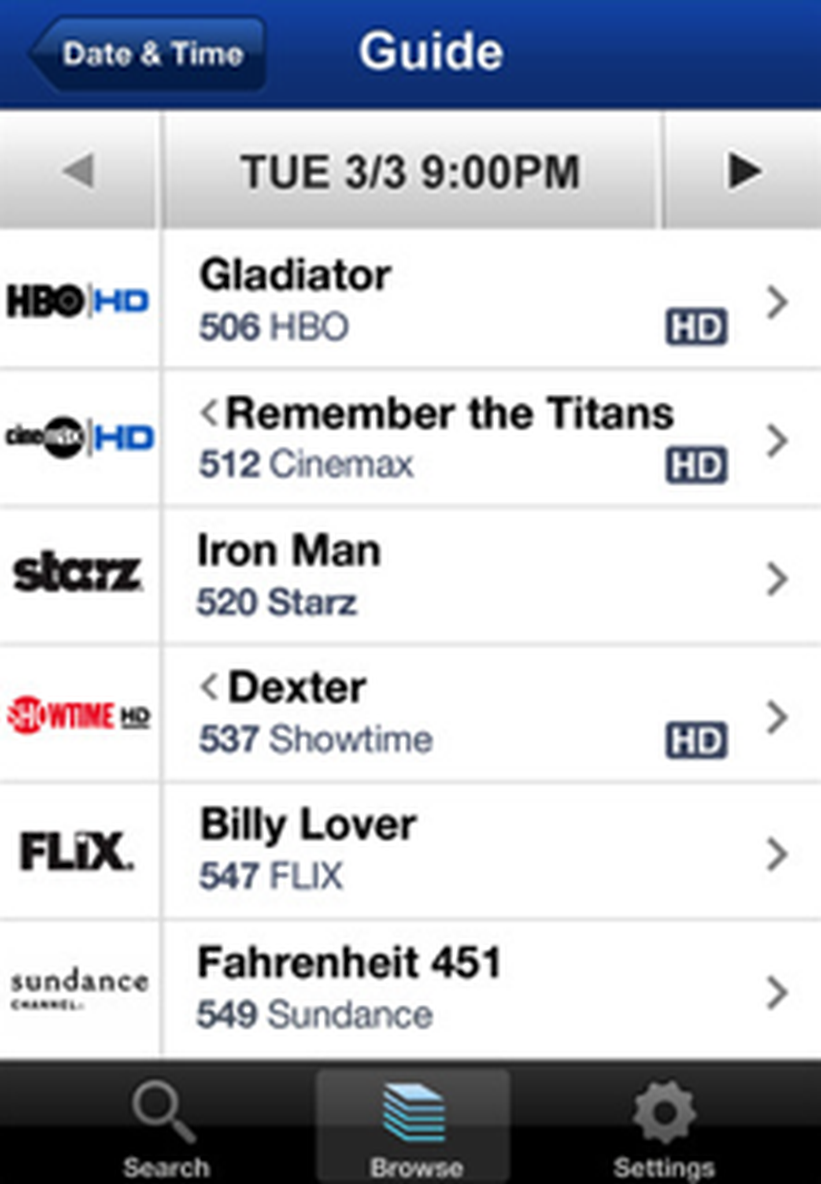 DIRECTV iPhone Application Now Available - MacRumors