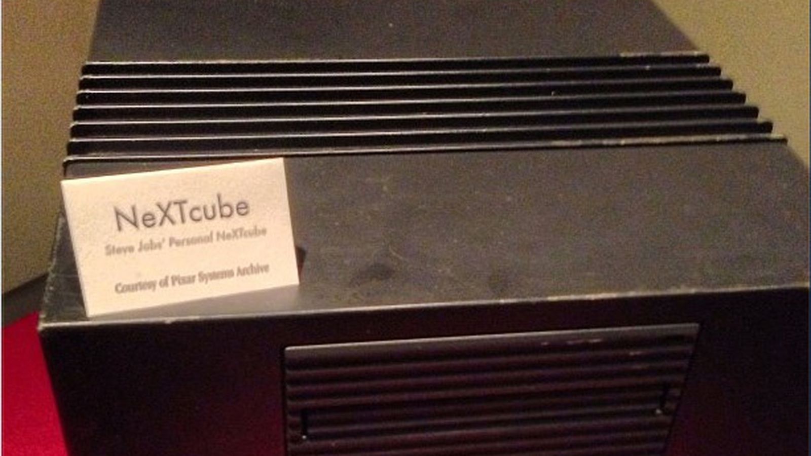 Steve Jobs Next Cube