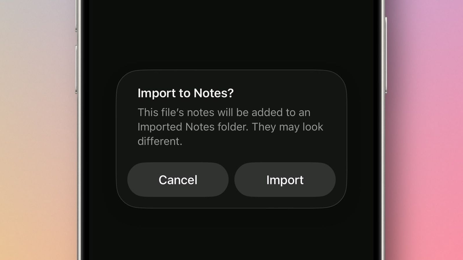 iOS 26: Import and Export Markdown Files in Apple Notes - MacRumors