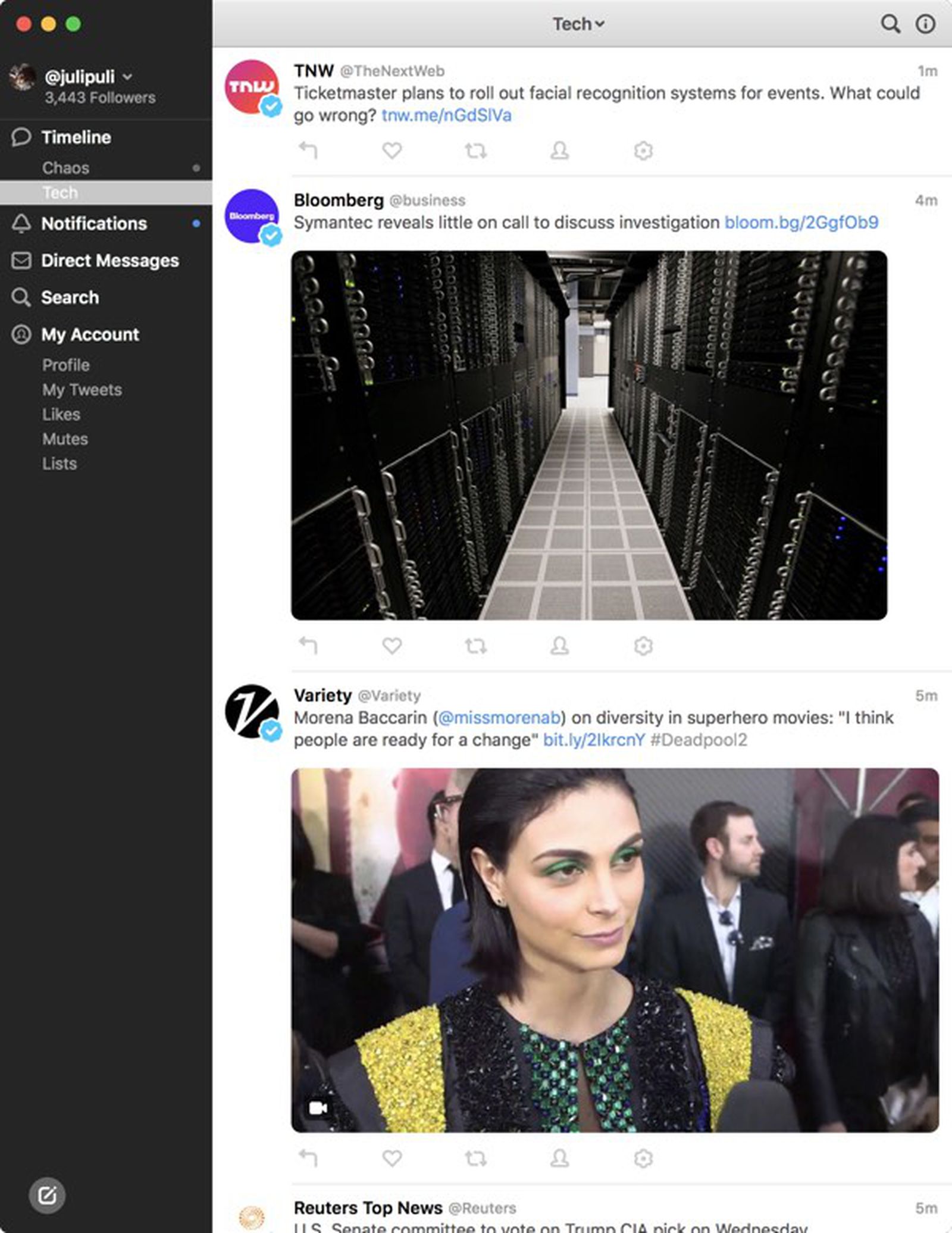 Tapbots Launches Tweetbot 3 for Mac With Redesigned Interface, New Features - MacRumors