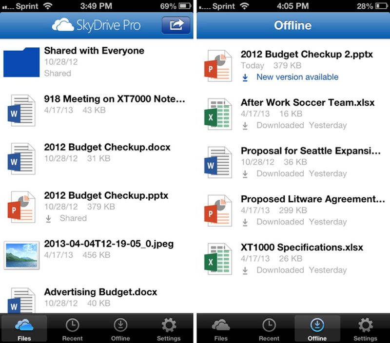 Microsoft Releases SkyDrive Pro App for Office 365 Subscribers - MacRumors