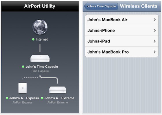 'AirPort Utility' for iOS 5 Hits the App Store - MacRumors