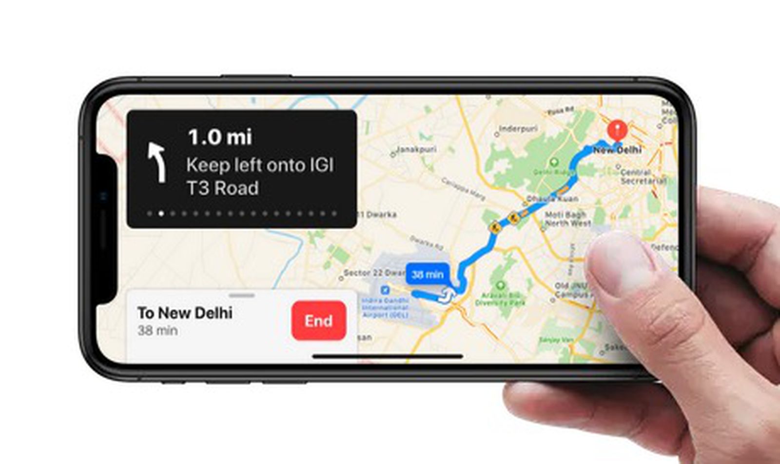Apple Maps Gains Turn-by-Turn Directions for India - MacRumors