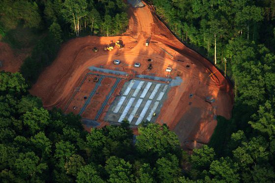 Aerial Photos of Recent Work at Apple's North Carolina Data Center ...