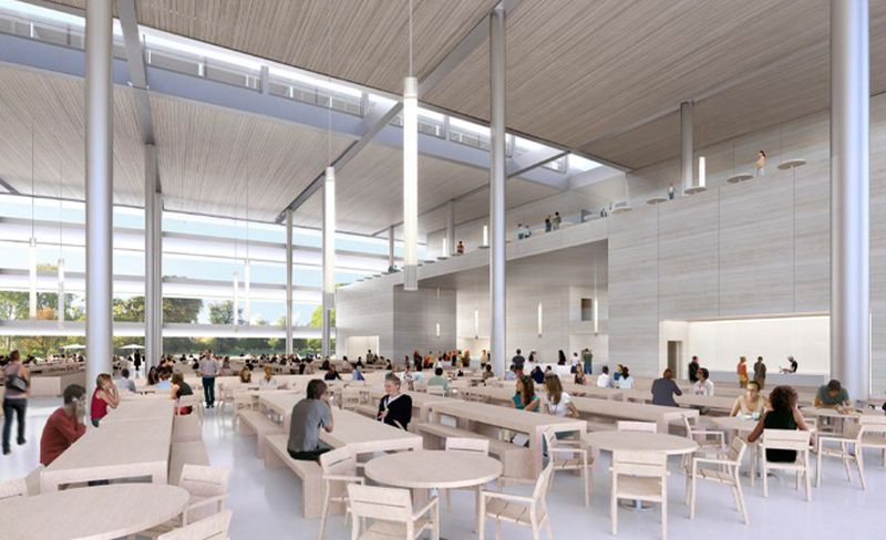 Renderings Highlight Interior of Apple's Upcoming 'Spaceship' Campus ...
