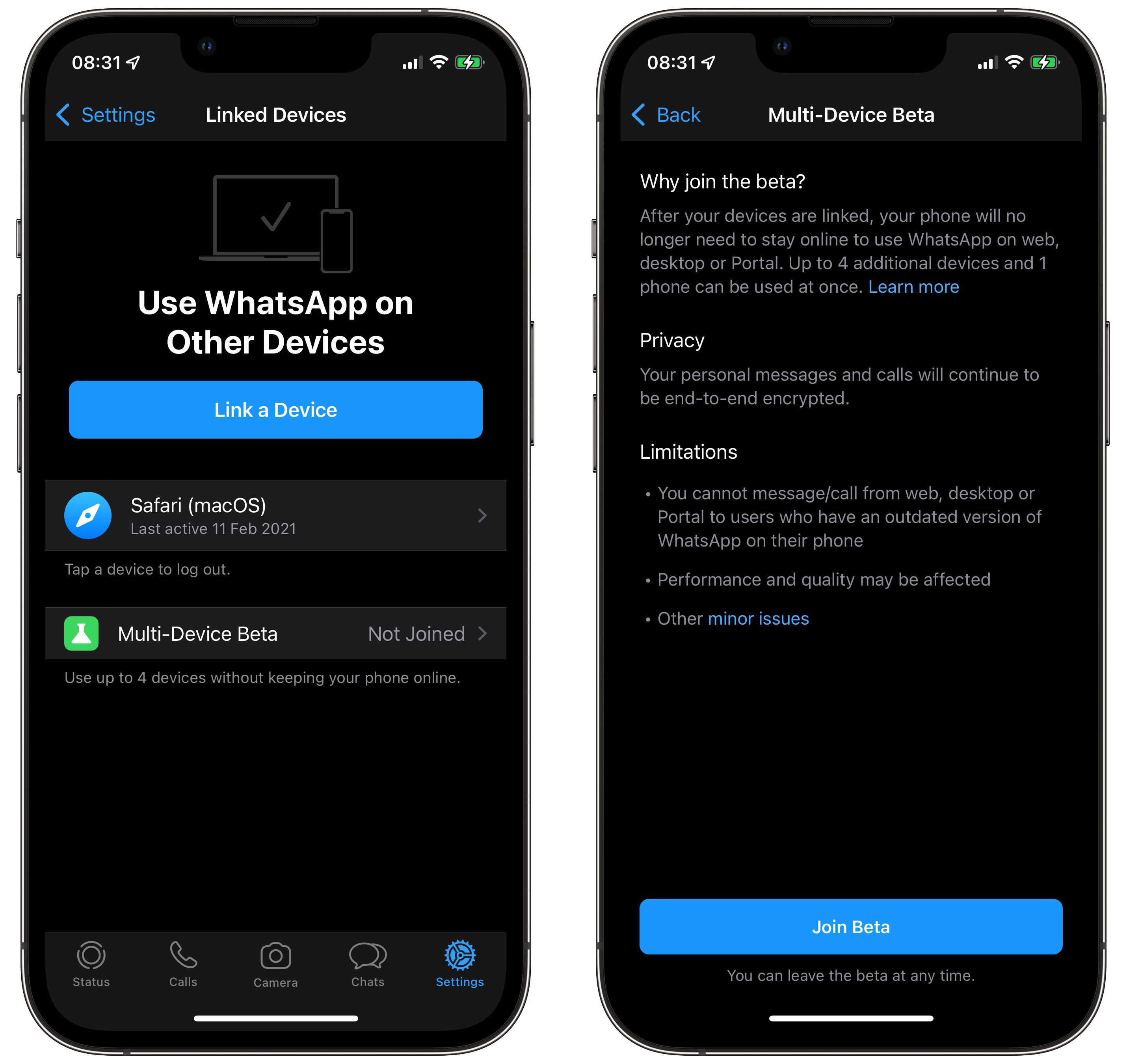 WhatsApp Rolls Out Multi-Device Support to All Users on iOS and Android ...