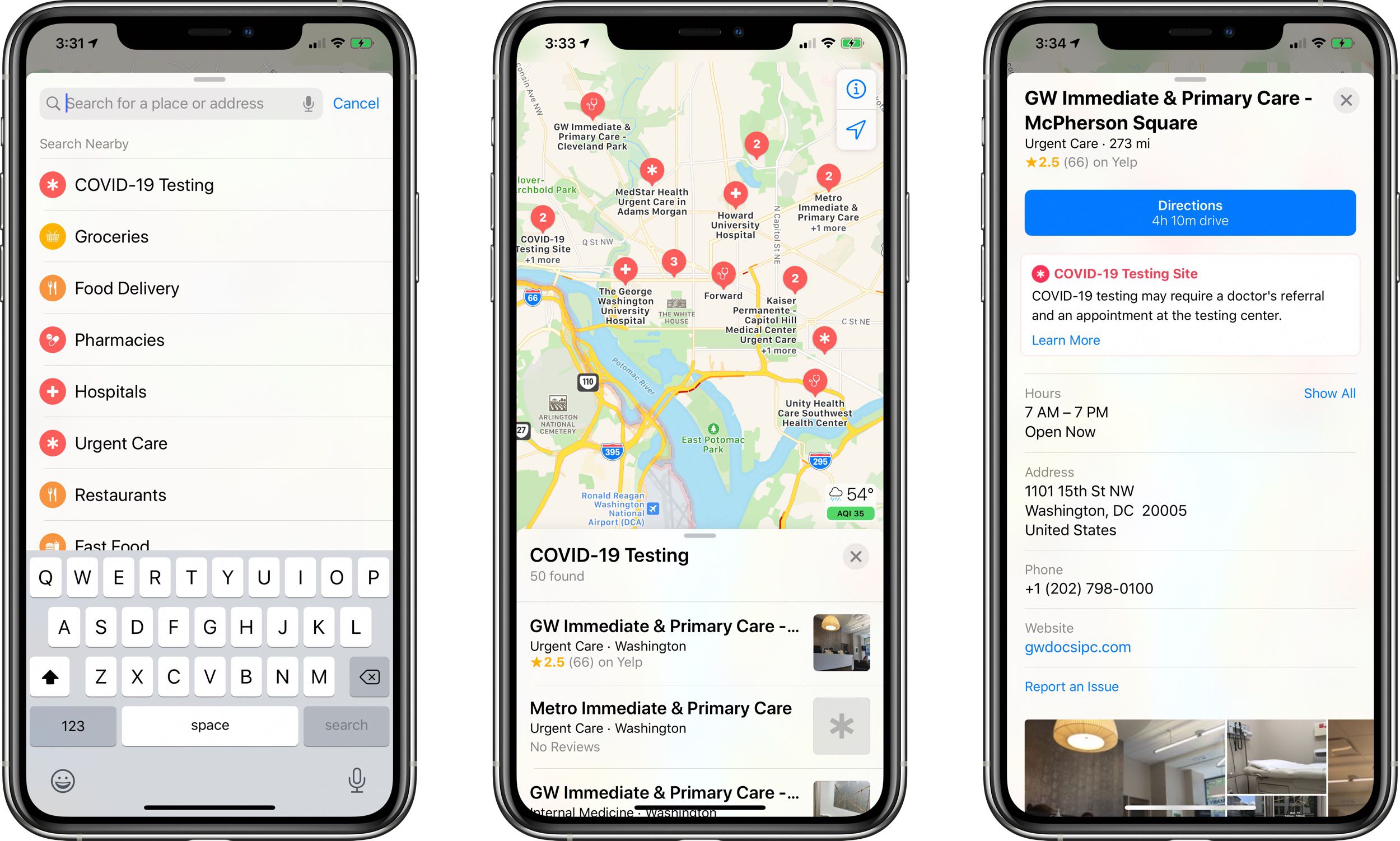 Apple Maps Now Displaying COVID-19 Testing Locations in the U.S ...