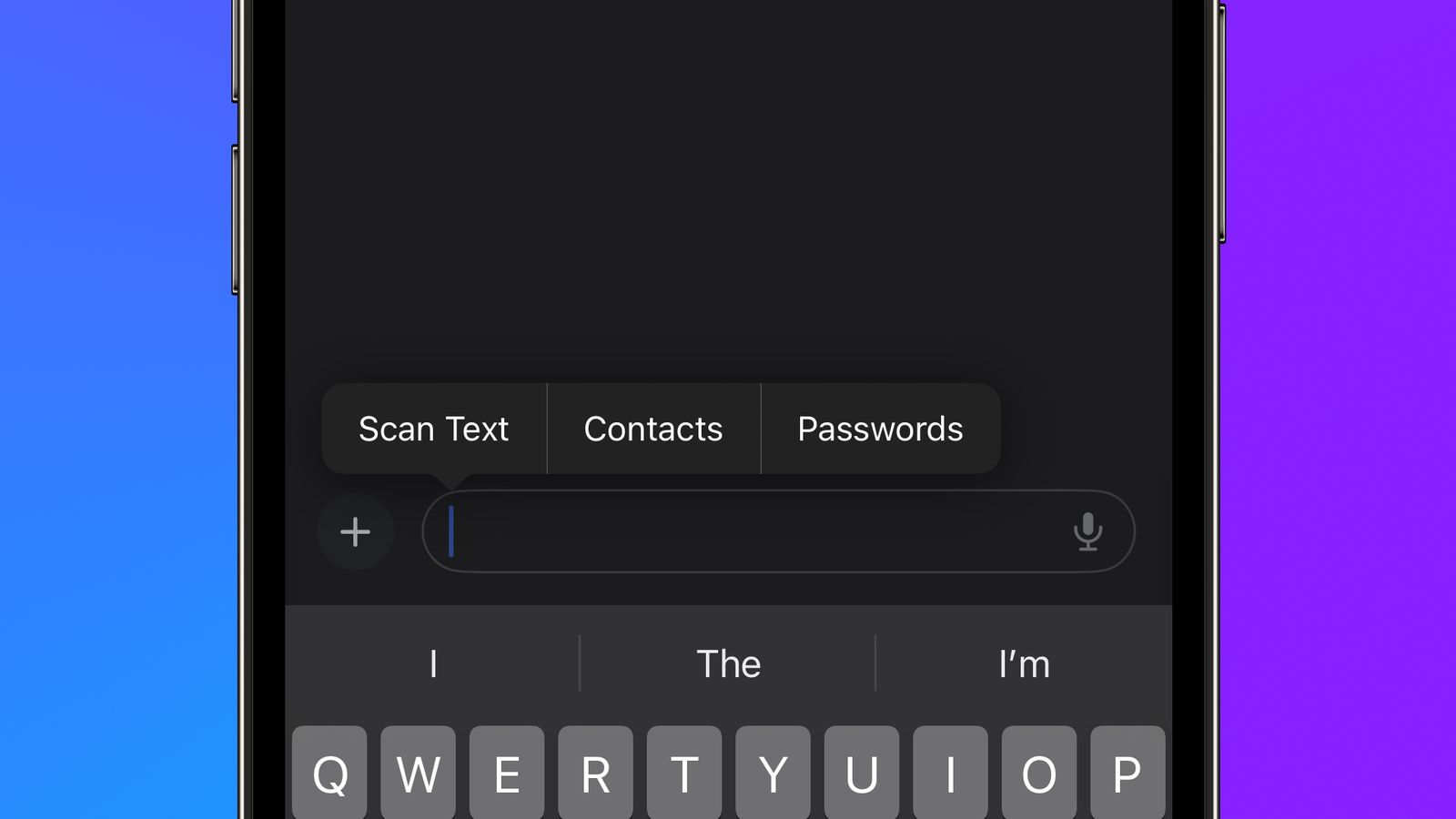 iOS 17 Lets You Insert Contacts and Passwords into Any Text Field - MacRumors