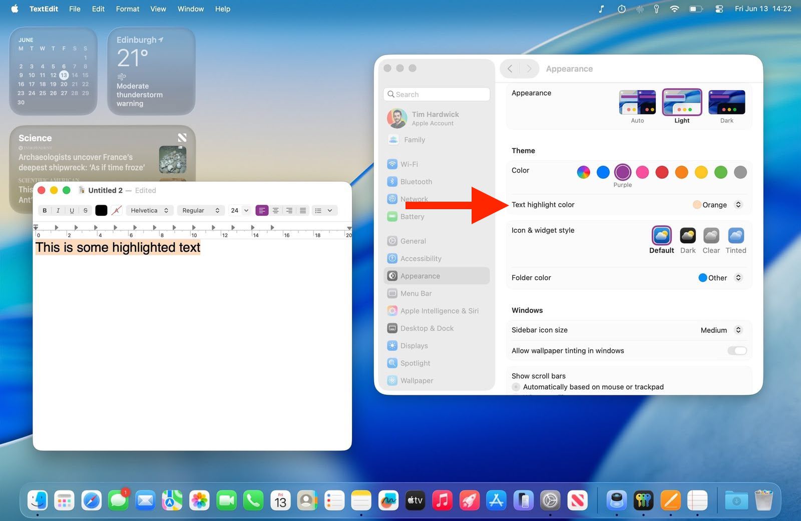 macOS Tahoe's New Theming System Explained - MacRumors