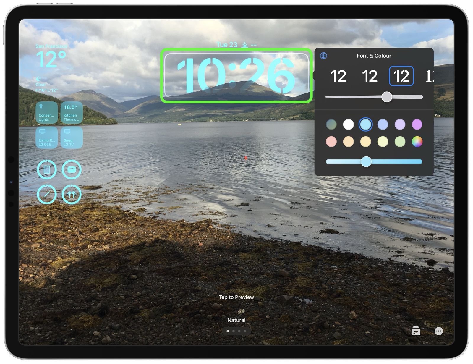 Change Clock Style on Your iPad Lock Screen - MacRumors