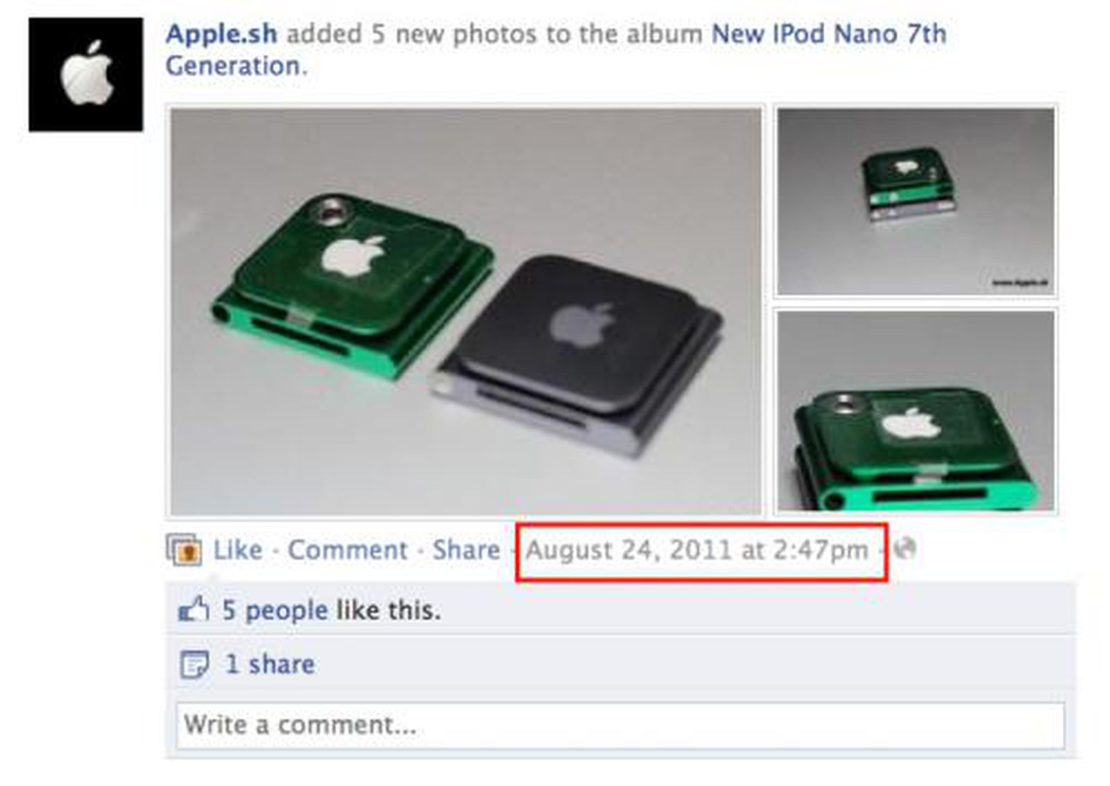 Apple's 1.3 MP Camera-Equipped iPod Nano Due for Launch in March/April ...