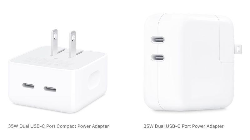 Apple Shares Charging Details for New Dual USB-C Power Adapters - MacRumors