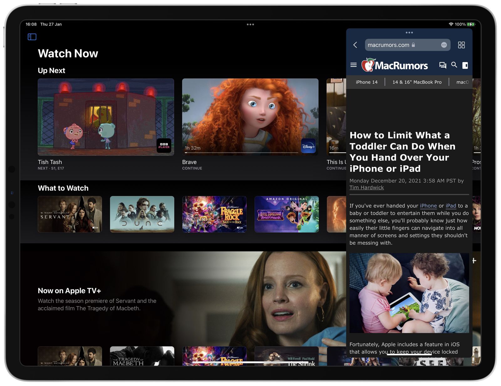 How to Multitask on iPad With Slide Over - MacRumors