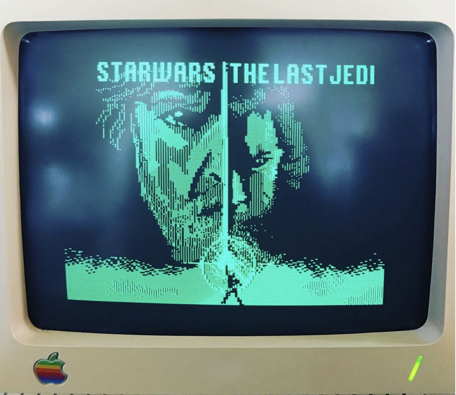 'Star Wars: The Last Jedi' Trailer Recreated on Vintage Apple IIc ...