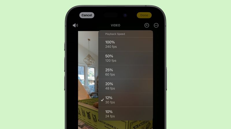 iOS 18 Lets You Edit Video Speed With the Photos App - MacRumors