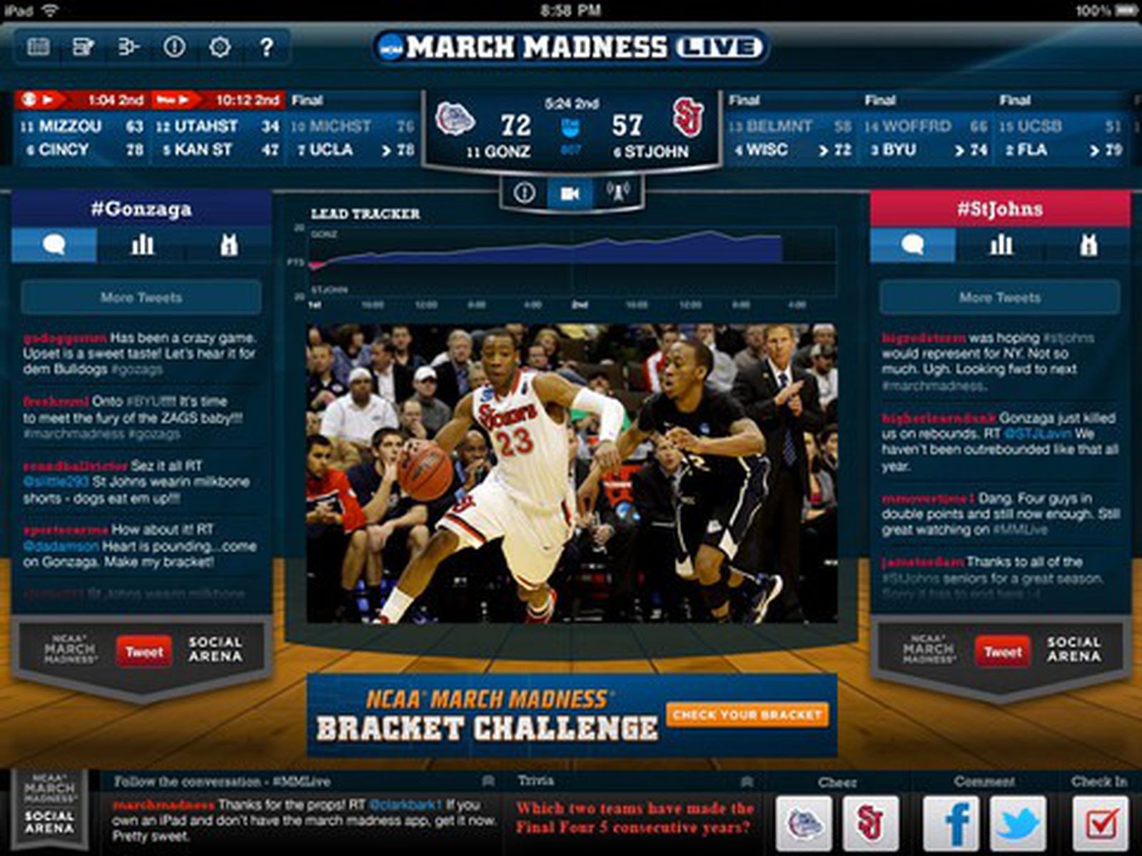 March Madness App for iPhone and iPad is Live - MacRumors